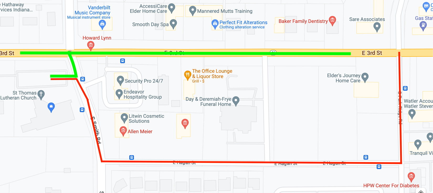 construction map north – St. Thomas ELCA Lutheran Church